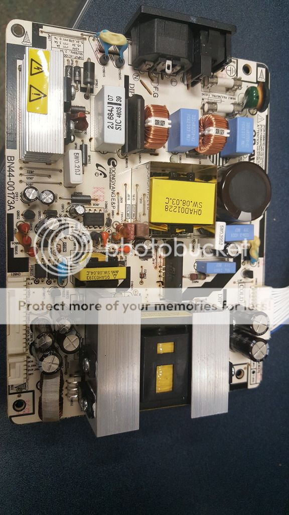 Which capacitors are dead on my power supply? Samsung Syncmaster 245a ...