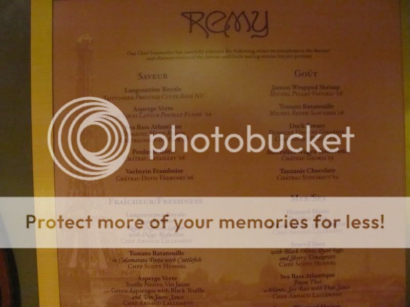 New Remy menu | The DIS Disney Discussion Forums - DISboards.com