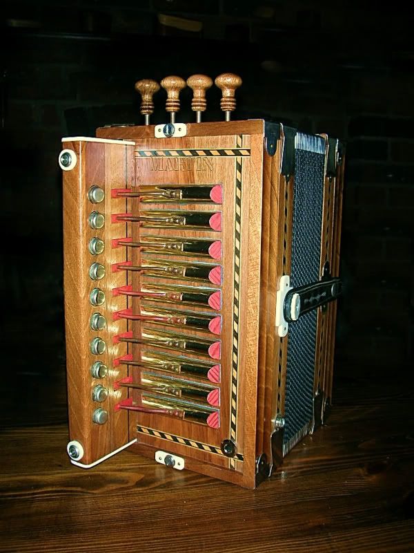 Help identifying wood on Martin melodeon.