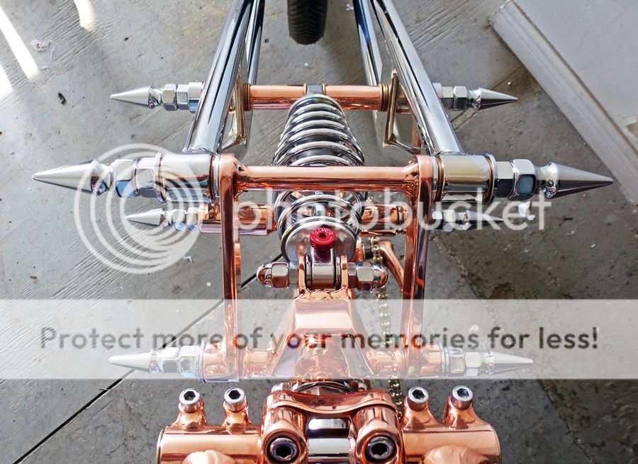 Copper plated chopper bicycle.......etc etc etc - BMXmuseum.com Forums